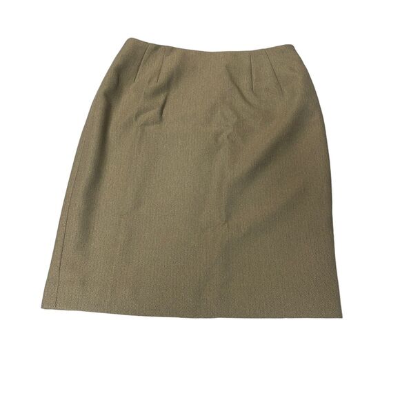 Larry Levine | Skirts | Larry Levine Classics Womens Sz 4 Brown And Tan ...